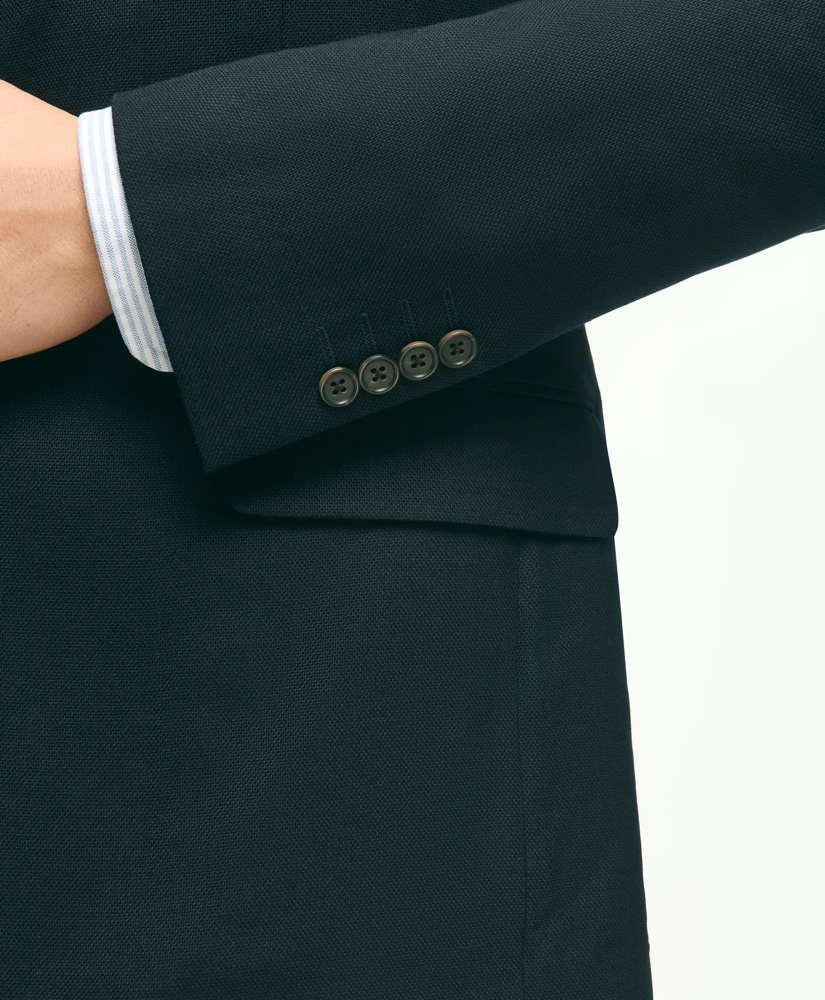 Classic Fit Stretch Wool Hopsack Blazer Classic Fit Stretch Wool Hopsack Blazer
