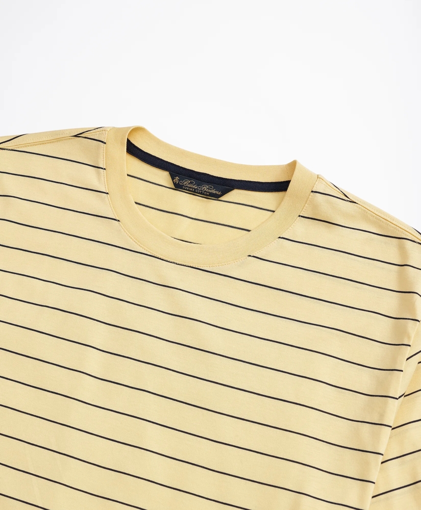 Cotton Thin Stripe T-Shirt Cotton Thin Stripe T-Shirt